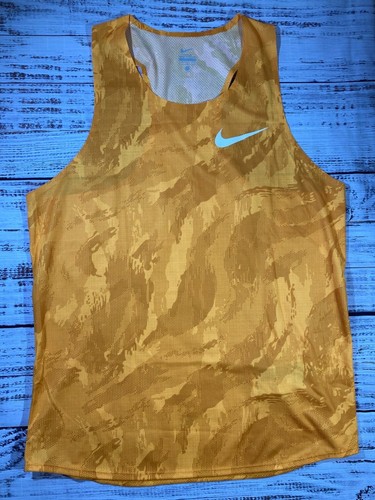 Ultra-Rare Nike Pro Elite Singlet 2015 Yellow 709748-XXX Men's L ...