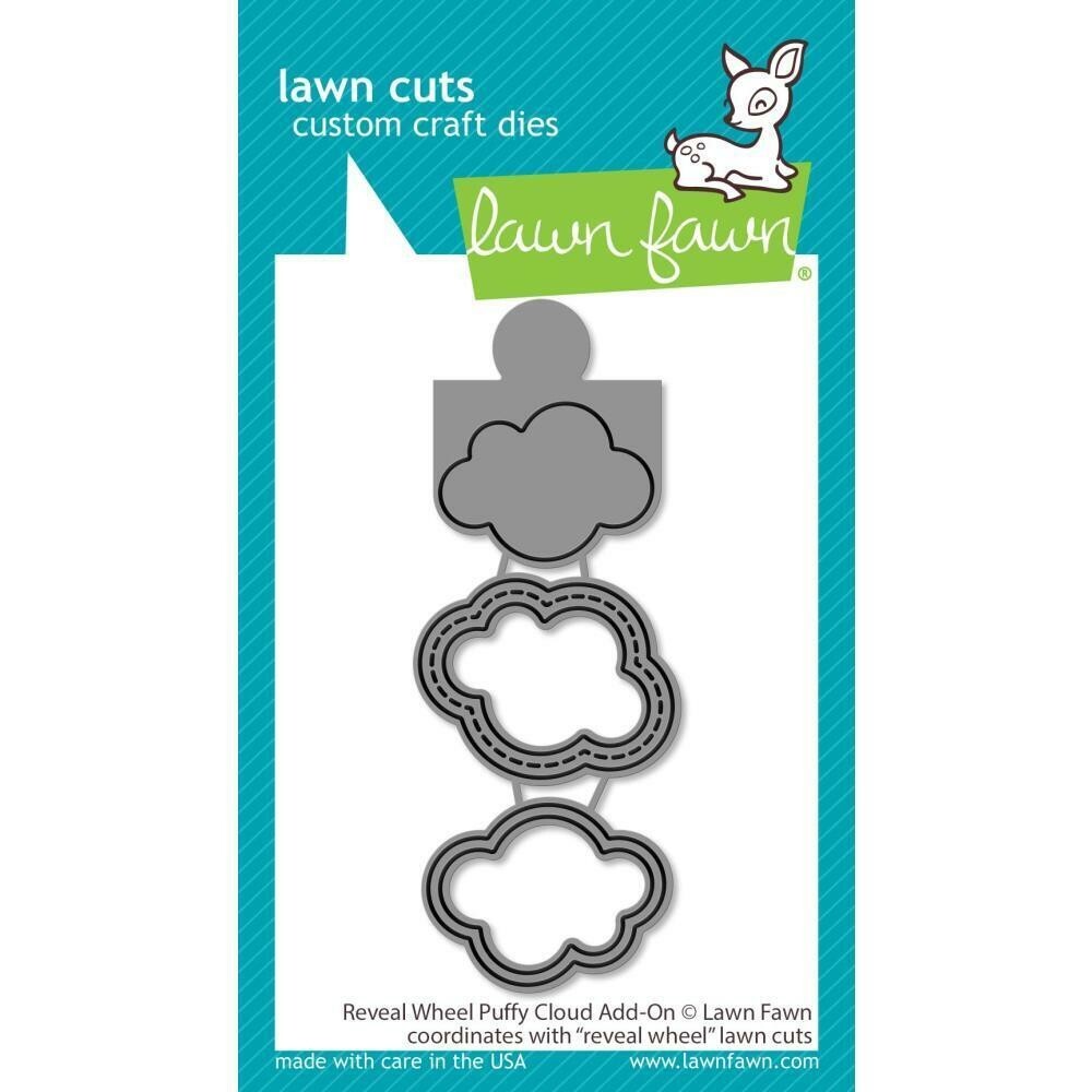 REVEAL WHEEL PUFFY CLOUD ADD-ON DIE-Lawn Fawn Cut-LF2349-Clouds ...