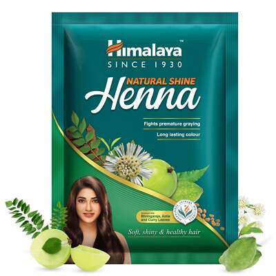 Himalaya Natural Shine Henna Mehandi Powder - Hair Color | 120 GM ...