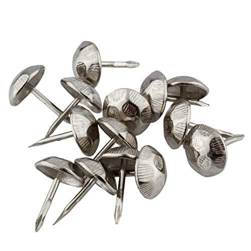 Nickel Plated Plain Dome Hammered Head Tacks/2" Diameter/2" Long 50 ...