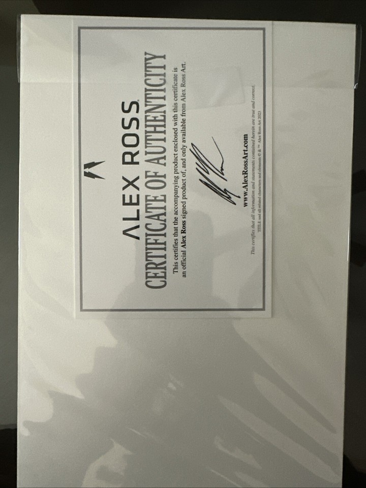 Spawn #301 Alex Ross Signature NM/NM- Variant McFarlane 2nd Print With ...