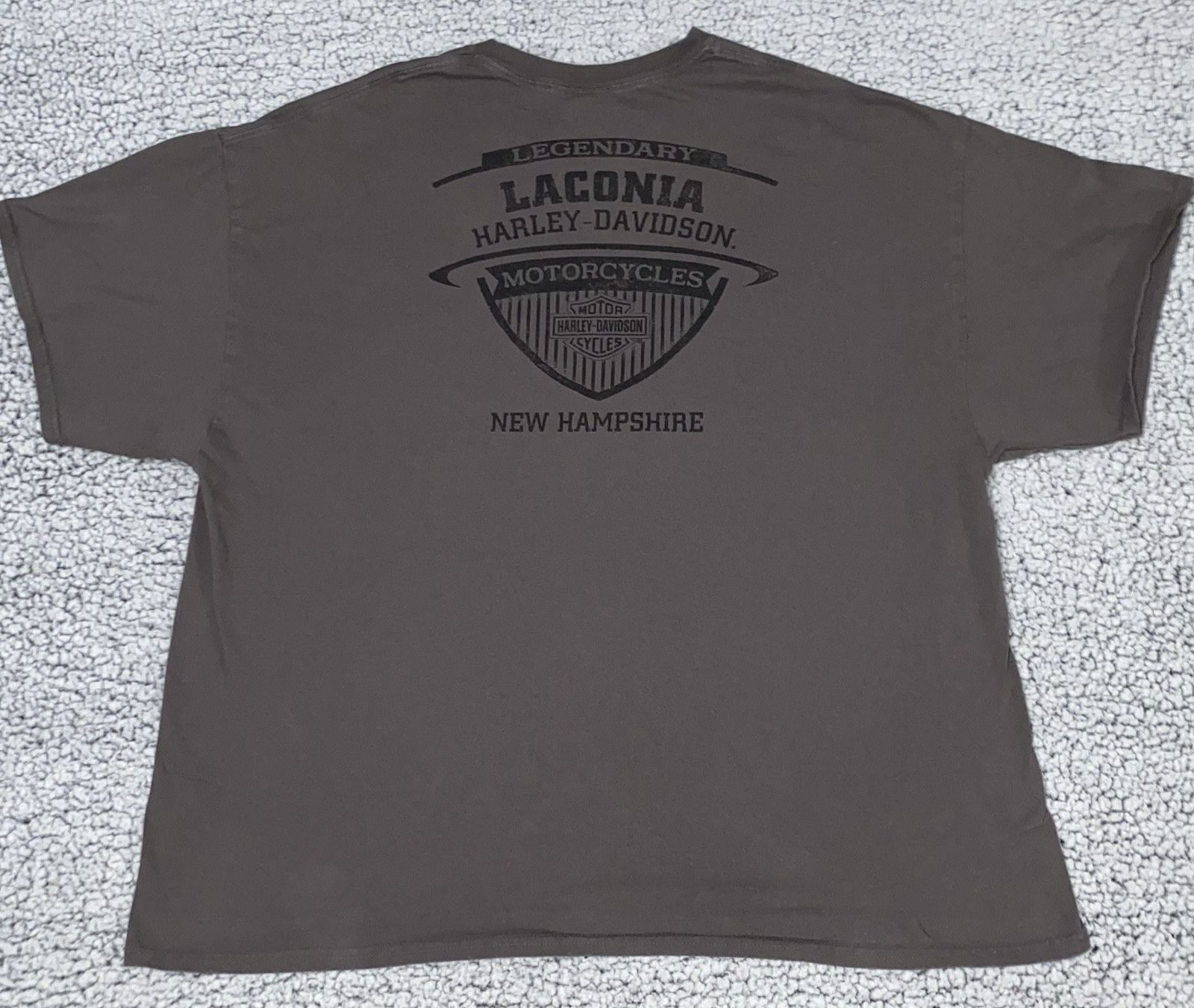 Legendary Motorcycles Harley Davidson Mens 3XL Gray Pocket T-Shirt ...