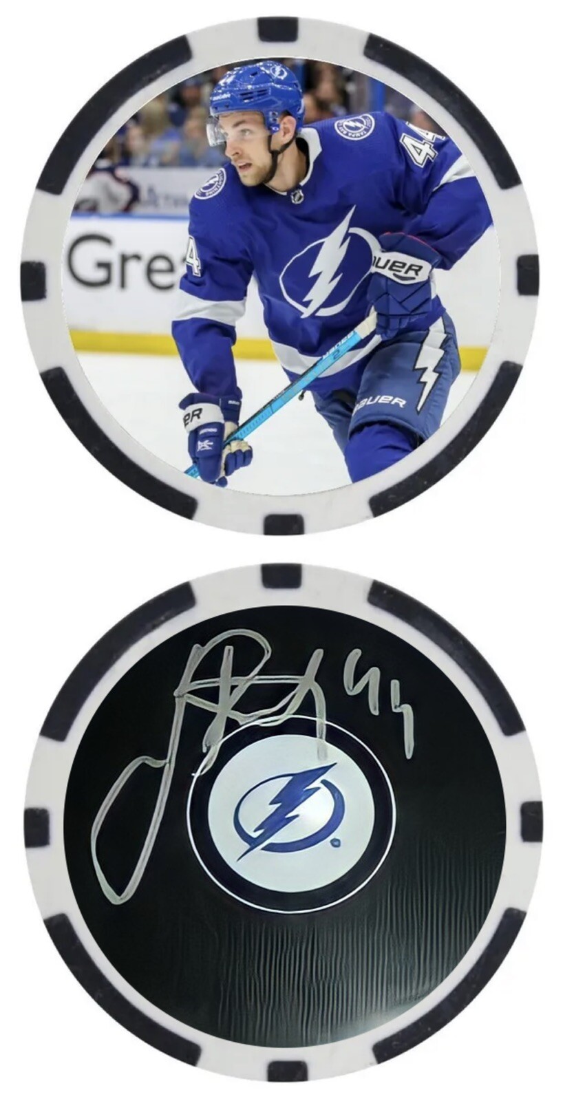JAN RUTTA - TAMPA BAY LIGHTNING - POKER CHIP - ***SIGNED/AUTO*** | eBay