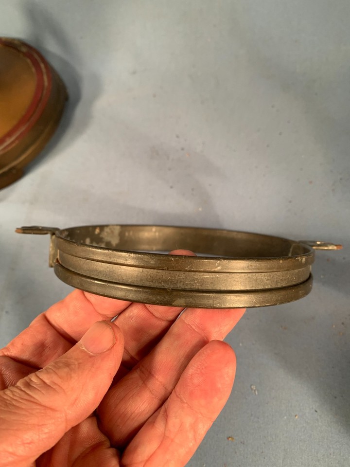Vintage metal 5&1/2" Victorian Hanging Kerosene Oil Lamp Font Ring | eBay
