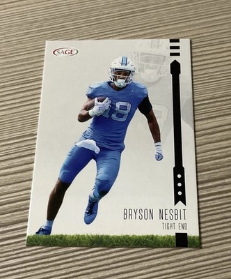 Bryson Nesbit 2025 Sage Black Arrow #196 North Carolina & Vikings | eBay