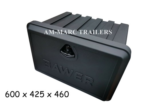Bawer Tool Box 600x425x460mm Recovery Truck Side Locker Lorry Strap Box ...