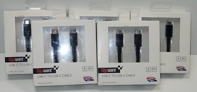 Gigaware 6-ft USB-C to USB-C USB 3.1 Cable, Lot of 5 | eBay