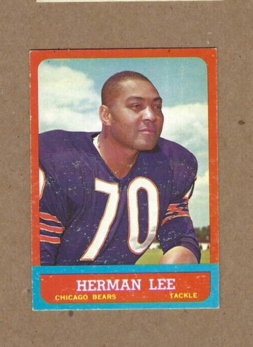1963 Topps football card #67 Herman Lee, Chicago Bears EX+ | eBay