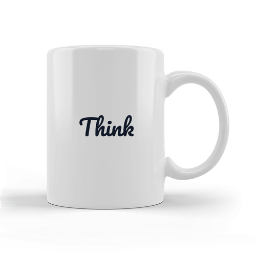 Think Coffee Mug Positive Inspirational Novelty Gift Mugs 11oz 325ml | eBay