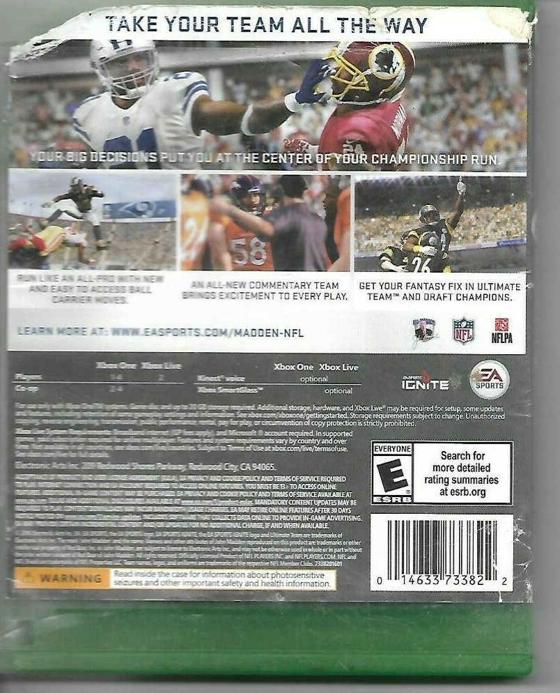 Madden NFL 17 (Microsoft Xbox One, 2016) Gronk 14633733822 | eBay