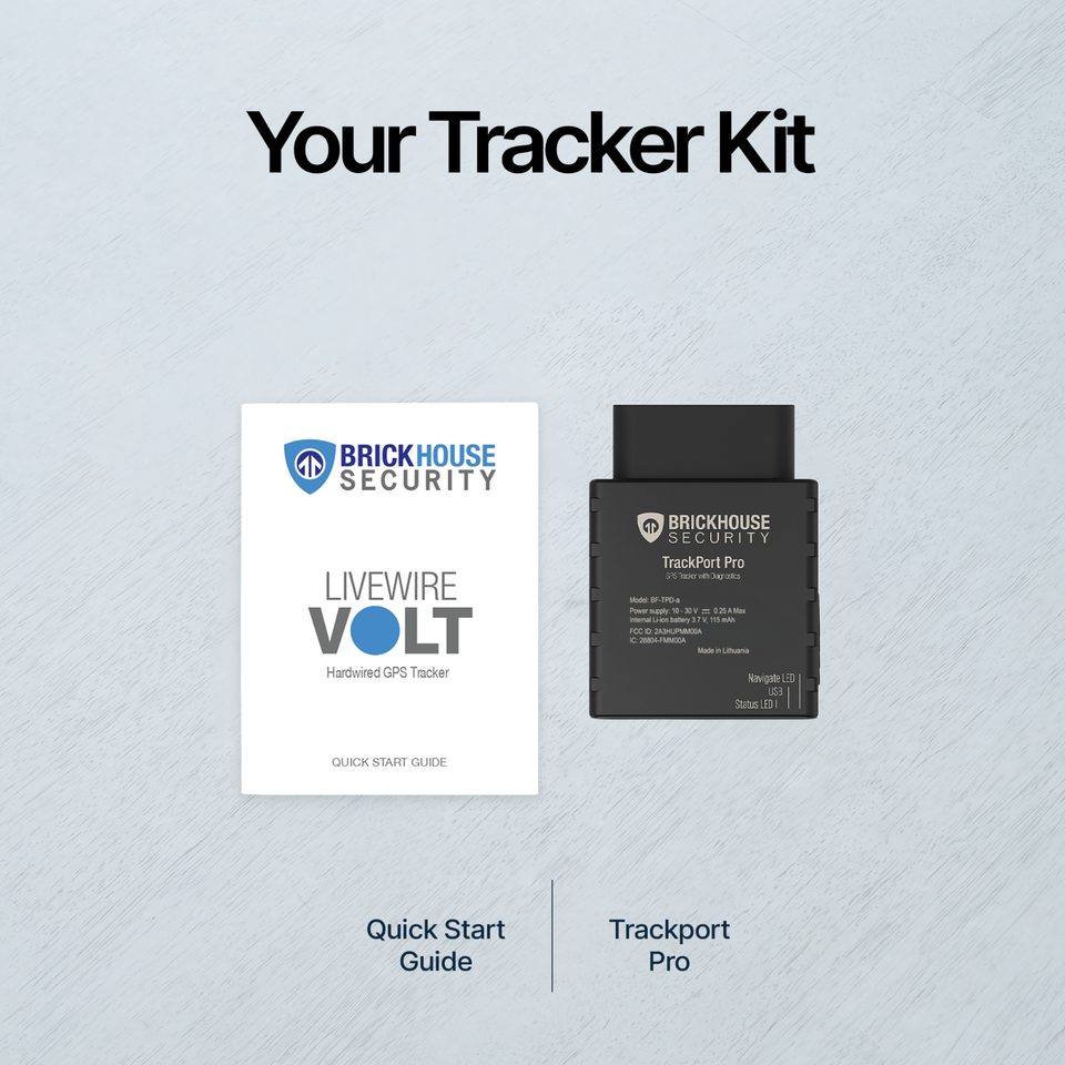 Brickhouse Security TrackPort Pro - Hidden GPS Tracker for Vehicles ...