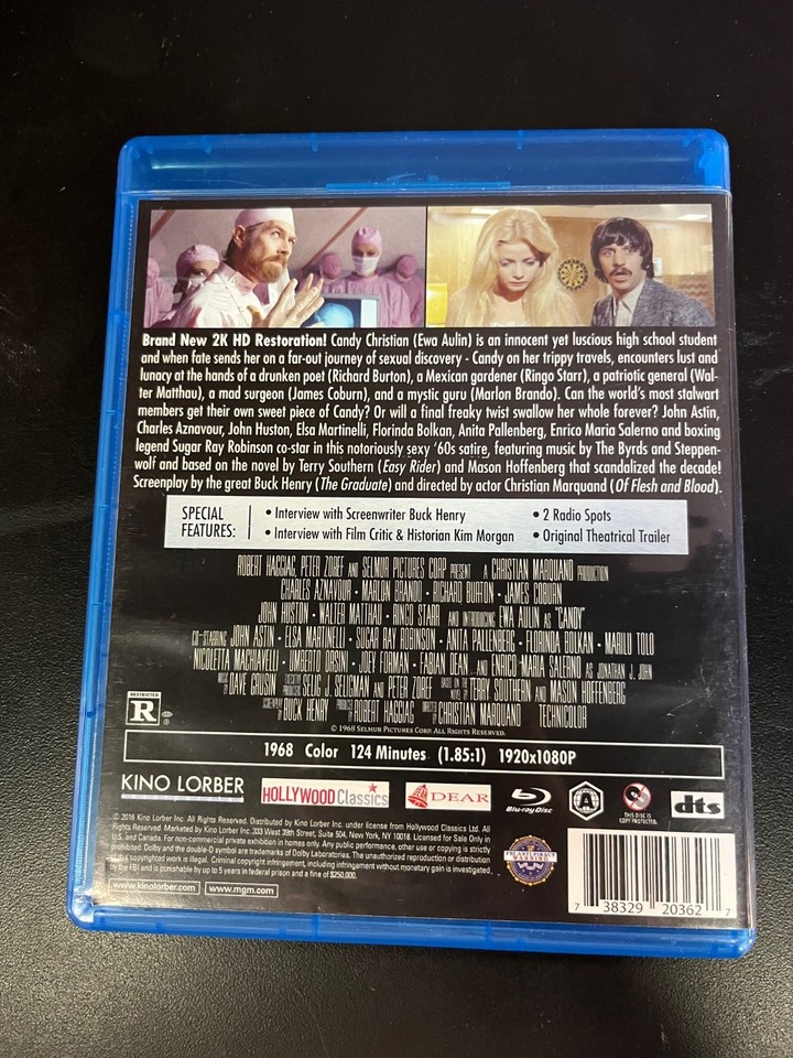 Candy (Blu-ray, 1968) 738329203627| eBay