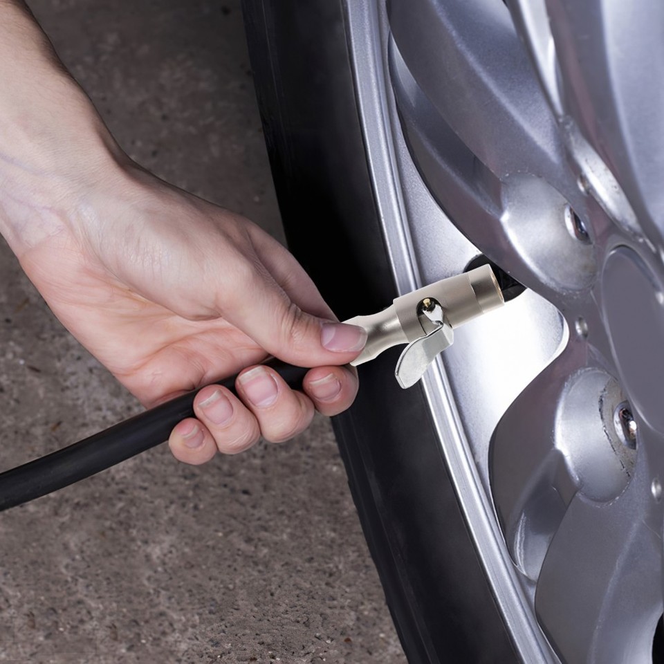 Tire Inflator Nozzle Quick-connect Air Pump Hose Adapter Car Accessory ...