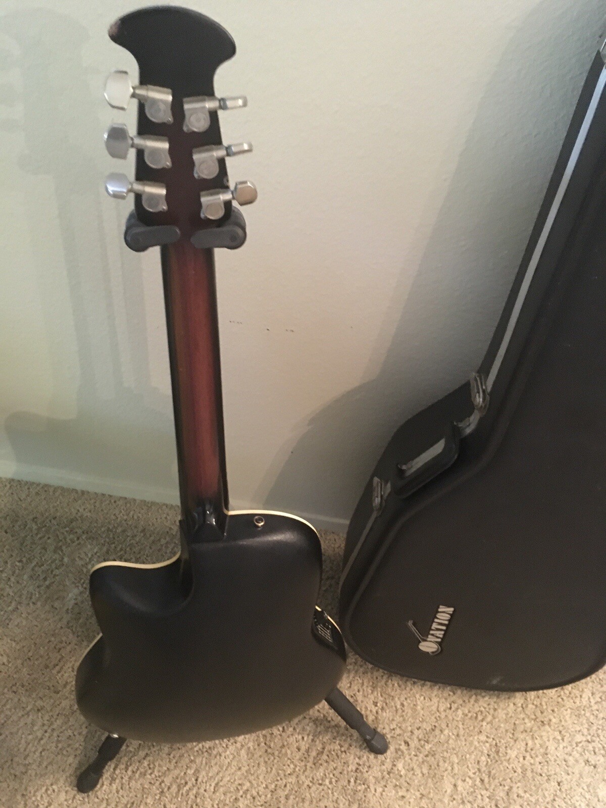 Ovation acoustic electric guitar model 4861 made in Korea 1989 ...