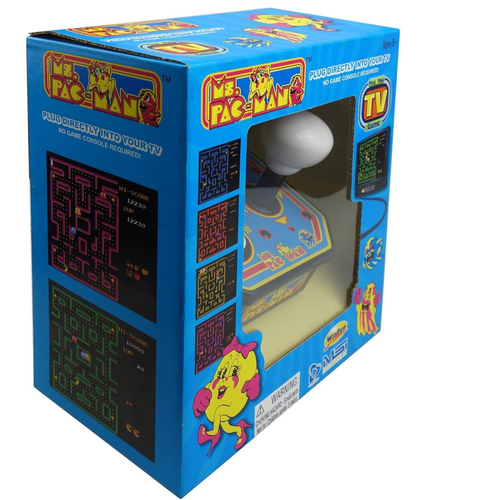 Ms. PACMAN Plug and Play Classic Arcade TV Game MSI Entertainment 1993 ...