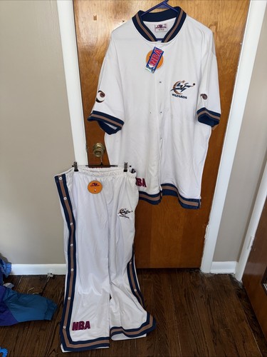 Nwt Vintage 2000s Y2K Washington Wizards NBA Warm Up Set Michael Jordan ...