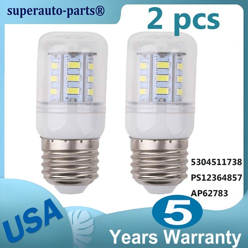 2X E27 3.5W LED Refrigerator Light Corn Bulb For Frigidaire Kenmore ...