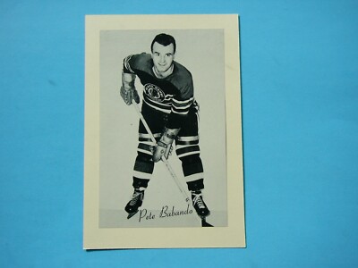 1944/64 BEEHIVE CORN SYRUP GROUP 2 HOCKEY PHOTO PETE BABANDO SHARP+ BEE ...