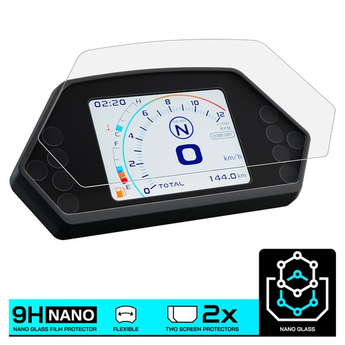 BENELLI 502C (2019+) NANO GLASS Armaturenbrett Tacho Displayschutzfolie ...