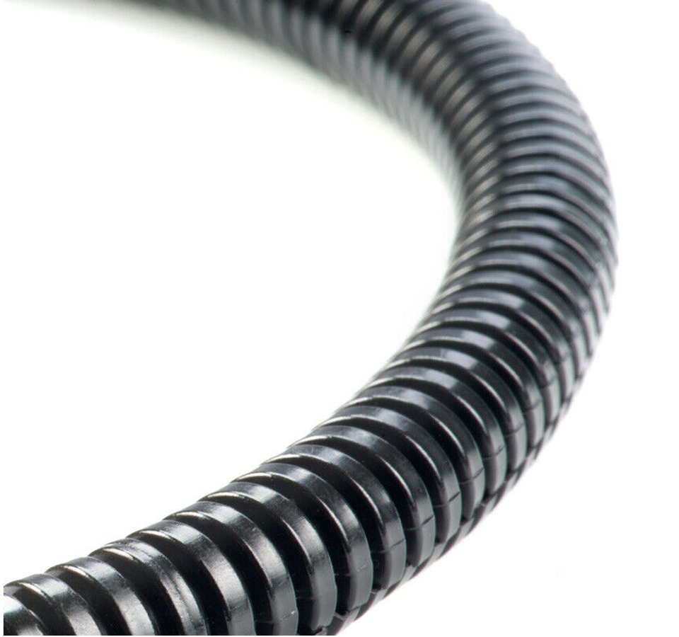 32FT 1/2" Split Loom Cable Conduit Polyethylene Flexible Tubing Wire ...