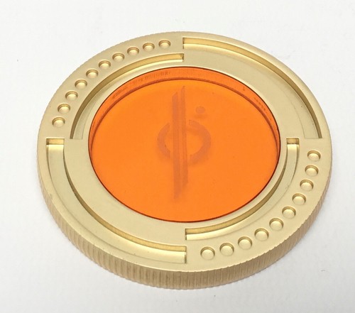 Chandrila Star Wars Line Halcyon Galactic Starcruiser Gold Sabacc Chip ...