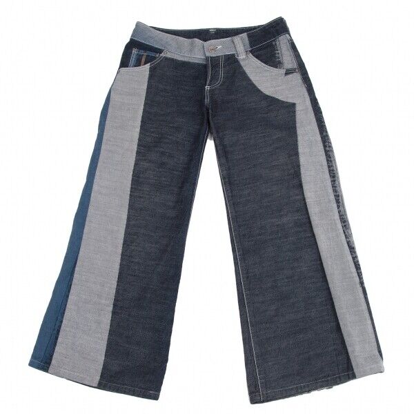 ISSEY MIYAKE A-POC INSIDE Pattern Jacquard Jeans Size 3(K ISSEY MIYAKE A-POC INSIDE Pattern Jacquard Jeans Size 3(K