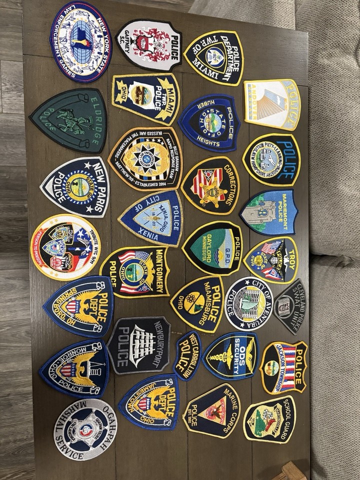 Police Patch lot 30 patches. | eBay