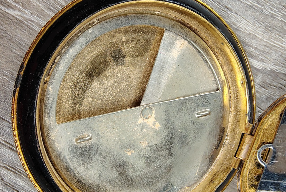 Marathon Art Deco Guilloché Enamel Double Compact Courting Couple 1920s ...