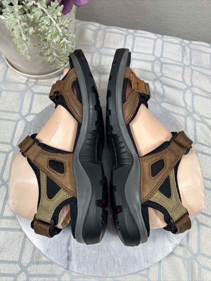 ECCO Receptors Technology Footbed Brown Sandals Size EU 39 US Men’s 6 ...