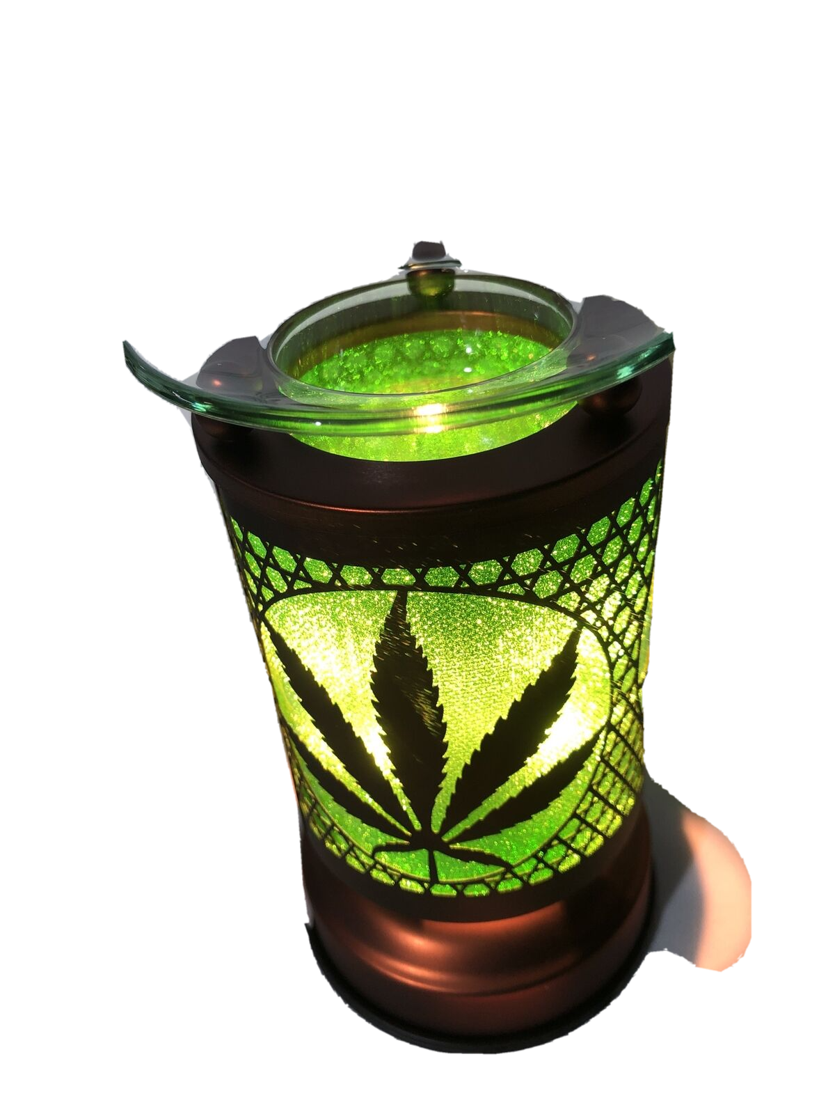 Electric Marijuana Metal Touch Aroma Lamp/Oil Warmer/Wax Burner/Nite ...