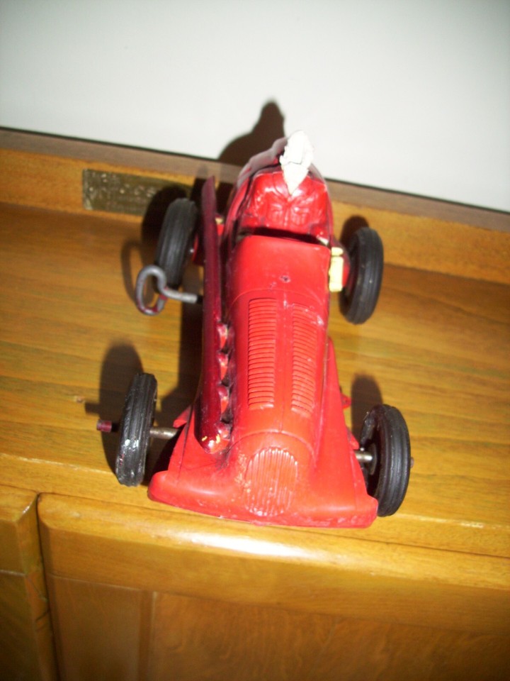 VINTAGE RED WIND UP MARX RACE CAR FREE SHIPPING | eBay