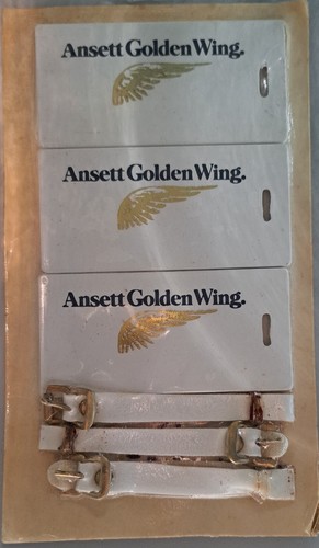 ANSETT GOLD WING LUGGAGE TAGS - BRAND NEW + FREE POSTAGE | eBay Australia