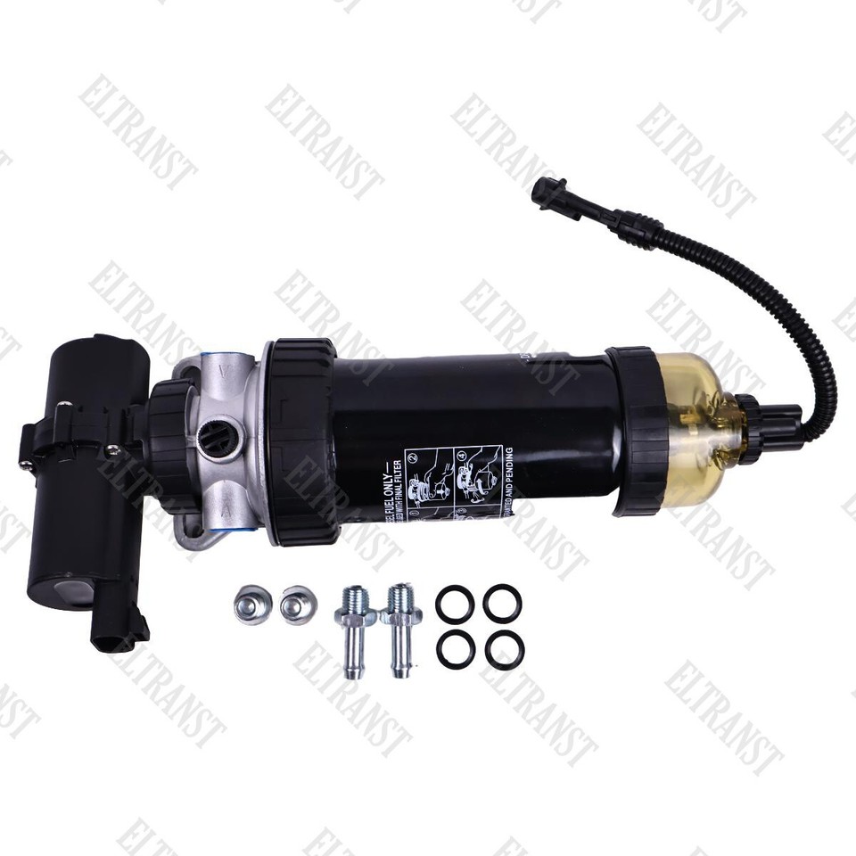 24V Fuel Filter RE559946 for John Deere 4045 6068 Engine 210 130G ...