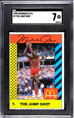 1990 McDonald's MJ the jump shot SGC 7 | eBay