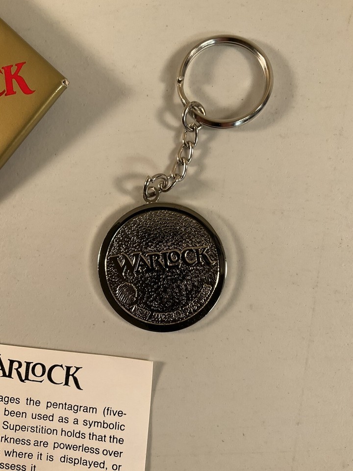 Warlock Movie Promotional Penticle Key Chain and Pin | eBay