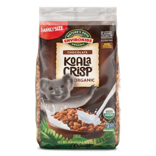 Koala Crisp Organic Chocolate Cereal, 1.6 Lbs. Earth Friendly Package ...