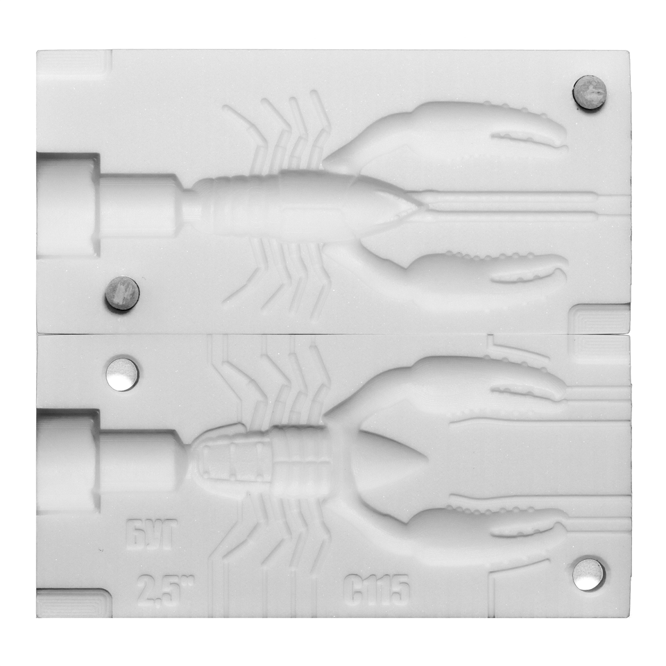 CrawFish Tubes Fishing Craw Lure Bait Mold Soft Plastic 38-88 mm | eBay