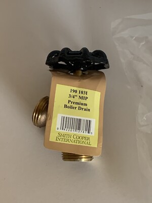 Faucet,Boiler Drain,3/4" M by SMITH-COOPER INTERNATIONAL. Brand New ...
