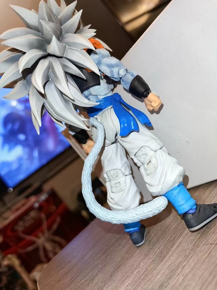 Custom dragonball shf figure ssj5 gogeta | eBay