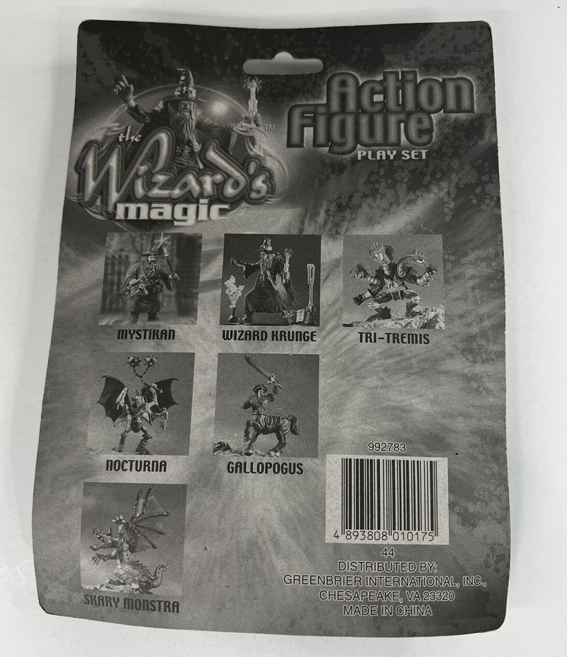 The Wizards Magic Toy Action Figure Play Set Wizard Krunge Figure ...