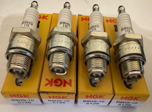 4 Pack of 5126 NGK B8HS-10 for Marine Outboard 2 Stroke Standard Spark ...