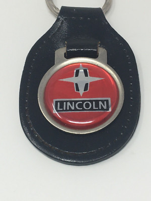 Nice Lincoln Mercury Leather Keychain, Key Ring Accessory Continental ...