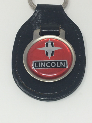 Nice Lincoln Mercury Leather Keychain, Key Ring Accessory Continental ...