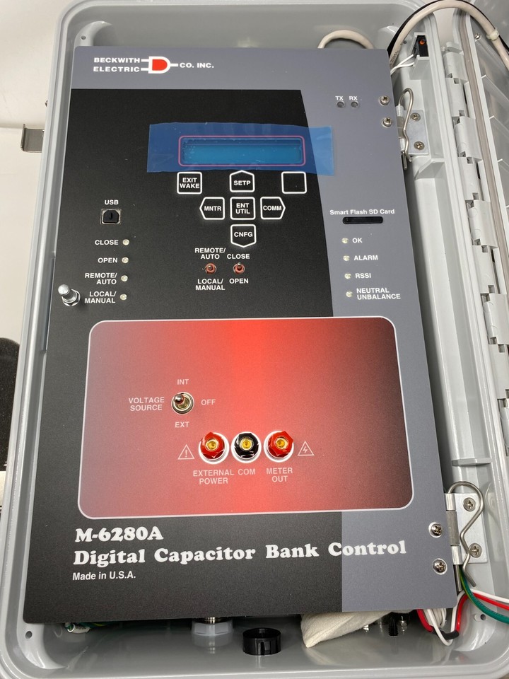 Beckwith Electric Co. M-6280A Digital Capacitor Bank Control | eBay