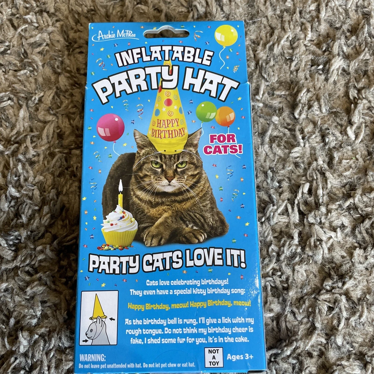 Happy Cat Party Hat