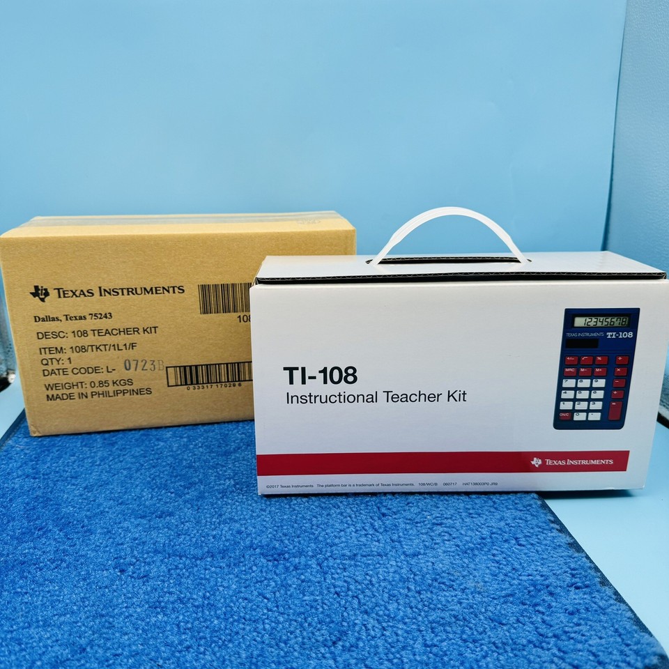 Texas Instruments TI-108 Teacher Kit - 10 Calculators - NEW | eBay