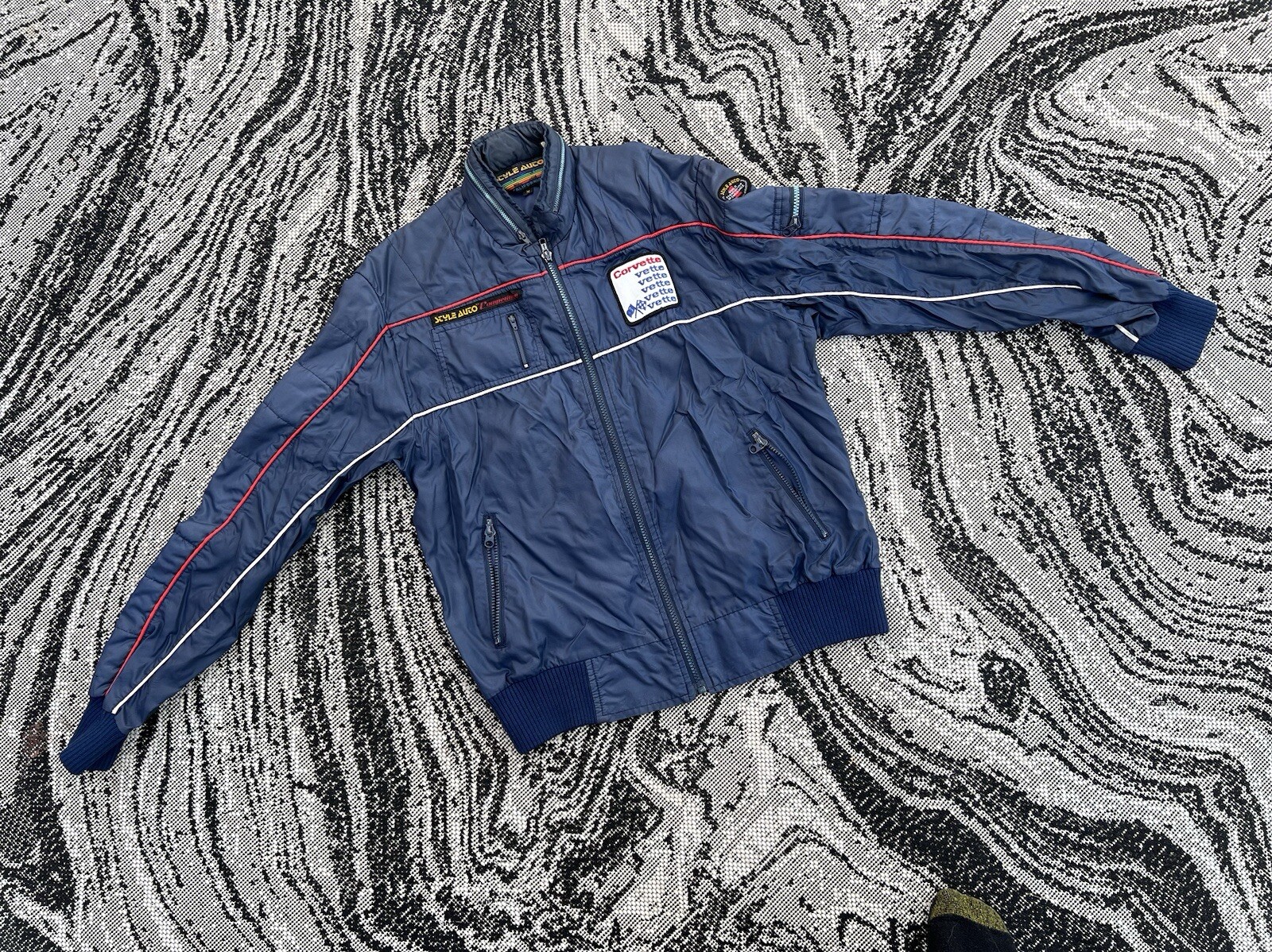 Vintage Style Auto Corvette Jacket | eBay