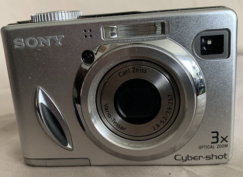 Sony Cyber-shot DSC-W7 7.2MP Digital Camera Silver Tested Works | eBay