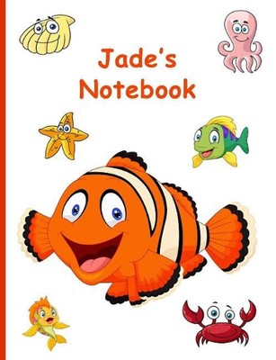 Jade's Notebook: 7.44 X 9.69, 160 Wide-Ruled Pages by My Precious ...