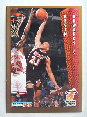 Kevin Edwards #117 Fleer 1992-93 Basketball Card (Miami Heat) | eBay
